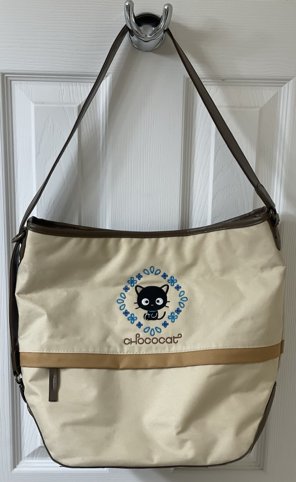 Vintage Sanrio Hello Kitty Chococat Over The Shoulder Canvas Bag/purse ...