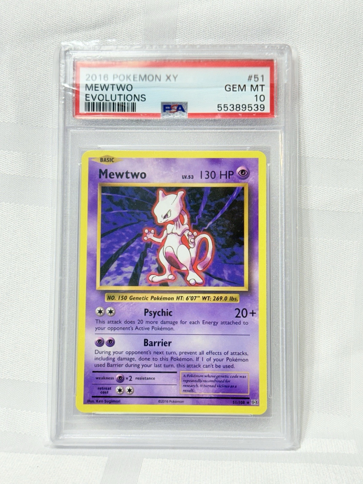 Mewtwo 2016 XY: Evolutions #051/108 Base Price Guide - Sports Card Investor