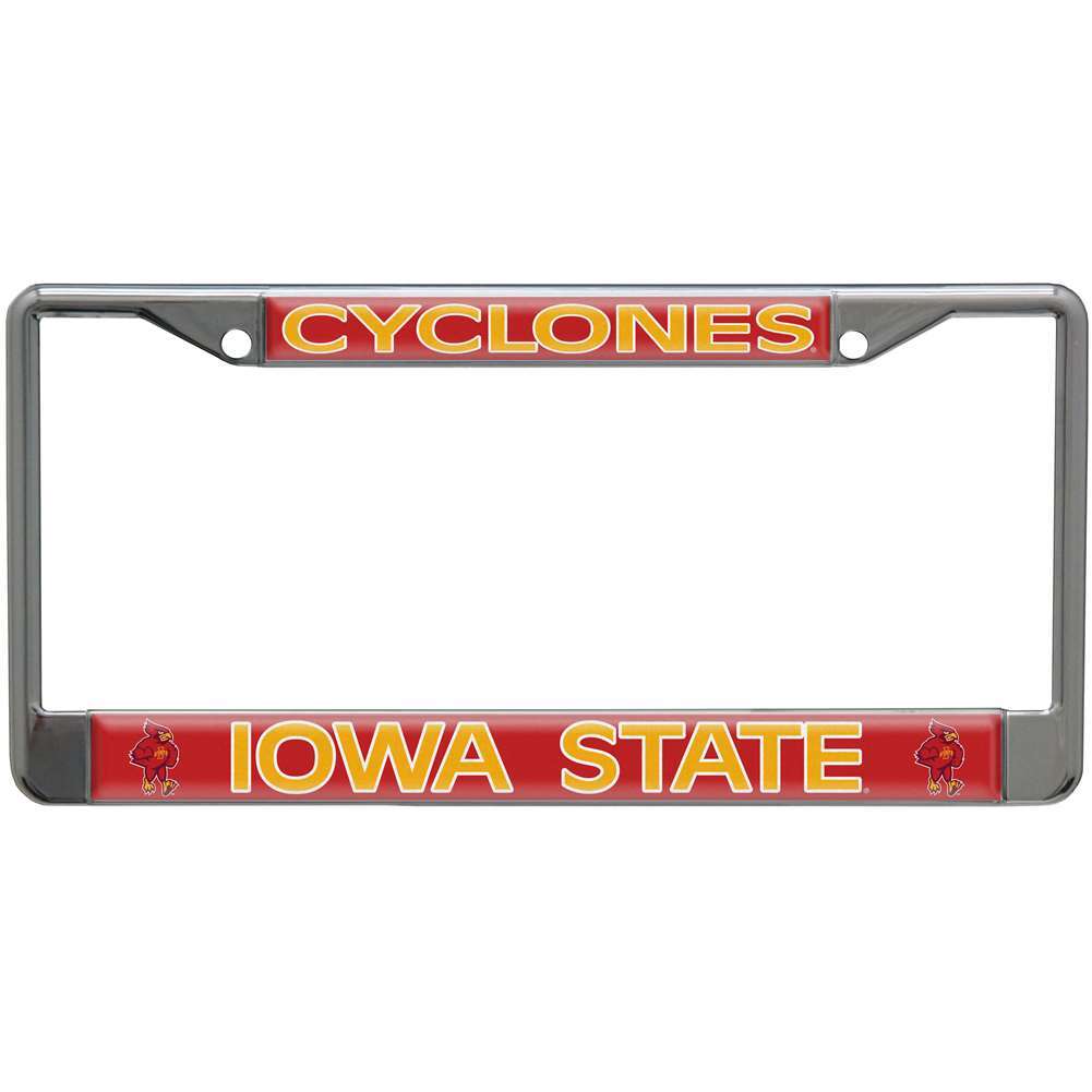 Iowa State Cyclones Metal License Plate Frame w/Domed Acrylic | eBay