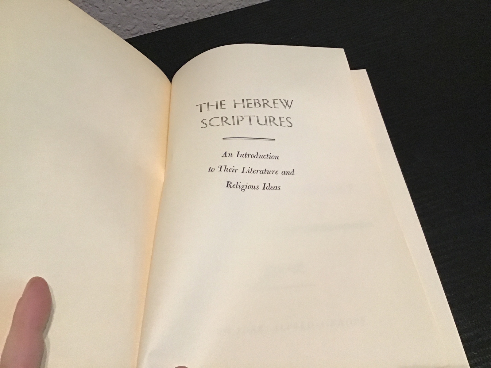 The Hebrew Scriptures 1968 samuel sandmel alfred knopf HC @C3 | eBay