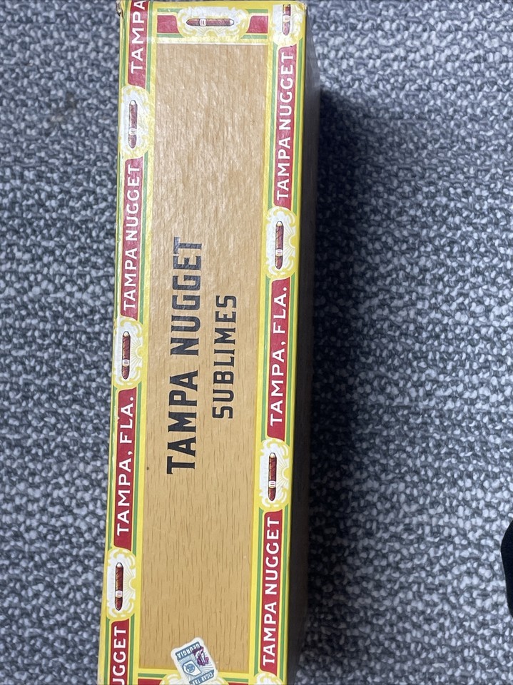 Vintage Cigar Box Tampa Nugget Mild Cigar Sublimes/ Havatampa Cigar Co ...