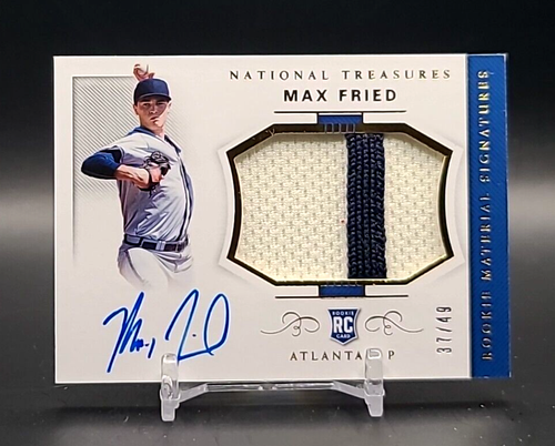 2018 Panini National Treasures Rookie Material Signatures #3 MAX FRIED ...