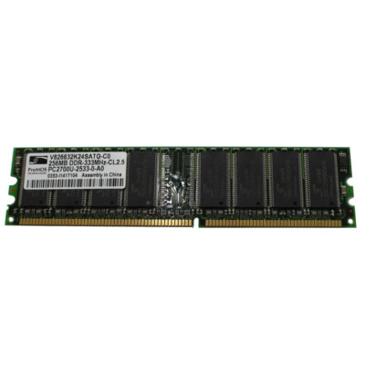 ProMOS 256MB DDR PC2700U 333MHz DIMM 184-pin Memory PC Computer Module ...