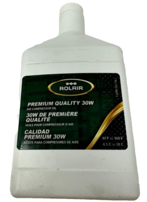 1 Liter of Rolair Premium Quality 30 Wt Air Compressor Oil FAST FREE ...