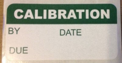 Lab equipment calibration label sticker | eBay