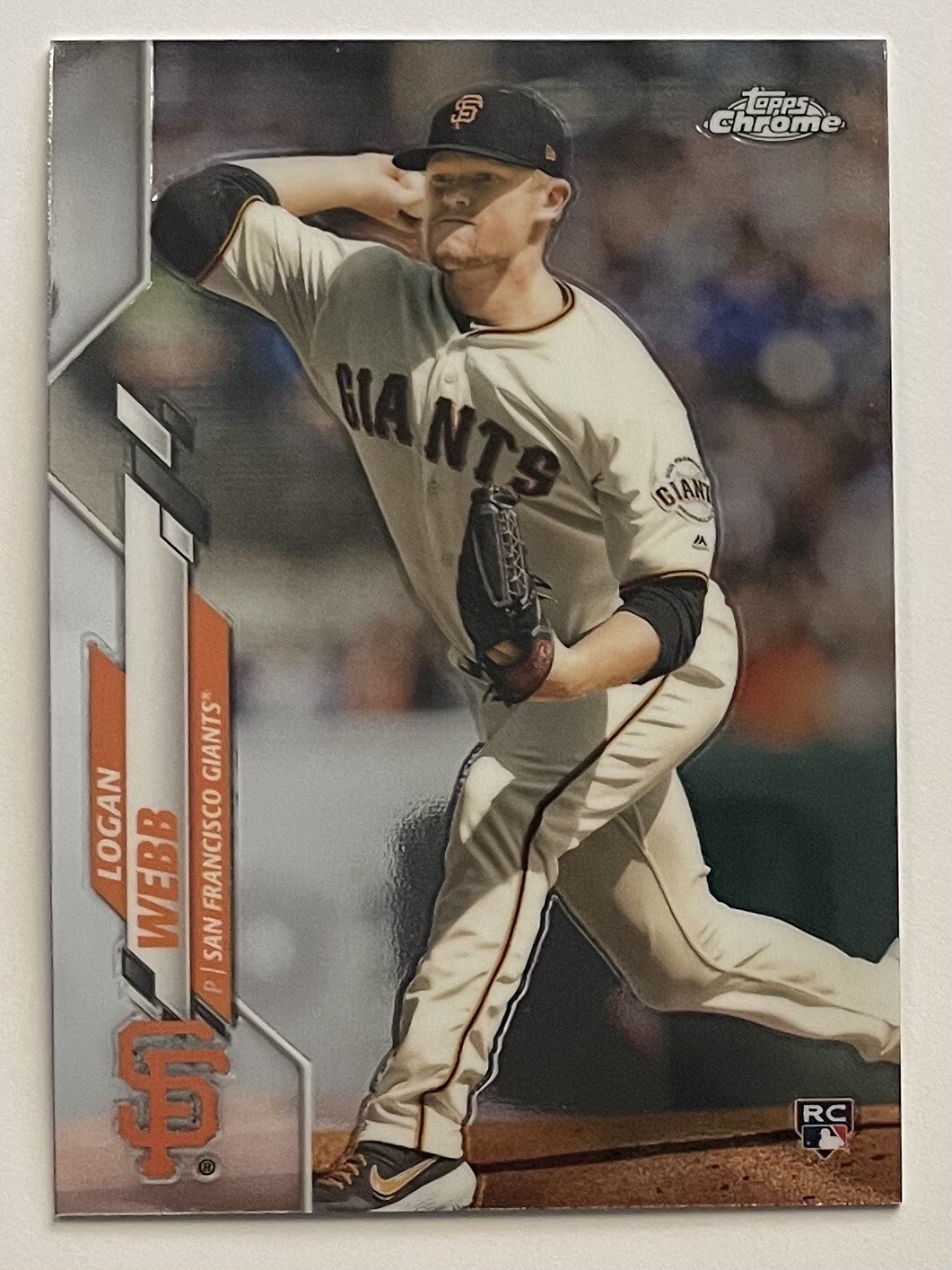 Logan Webb 2020 Topps Chrome Rookie Card RC #117 San Francisco Giants ...