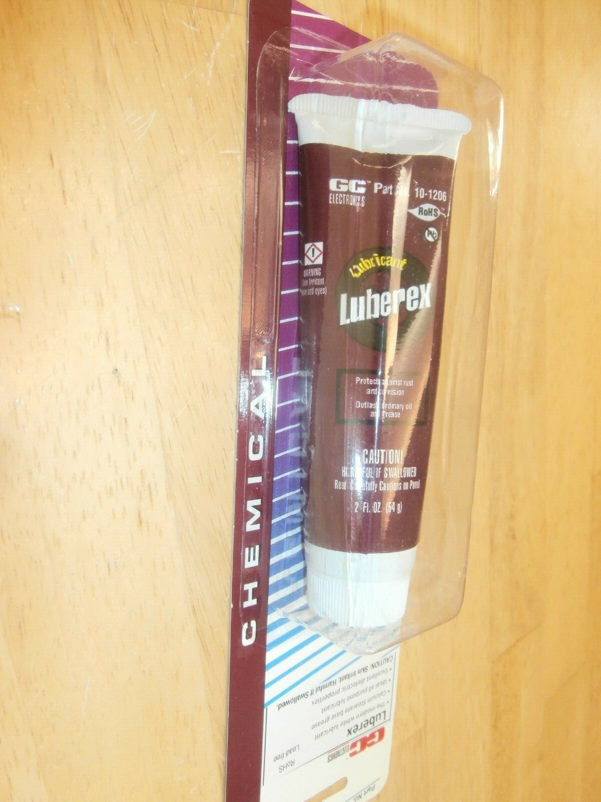GC ELECTRONICS 10-1206 LUBEREX GREASE 2oz SQUEEZE TUBE,WHITE LUBE,NEW ...
