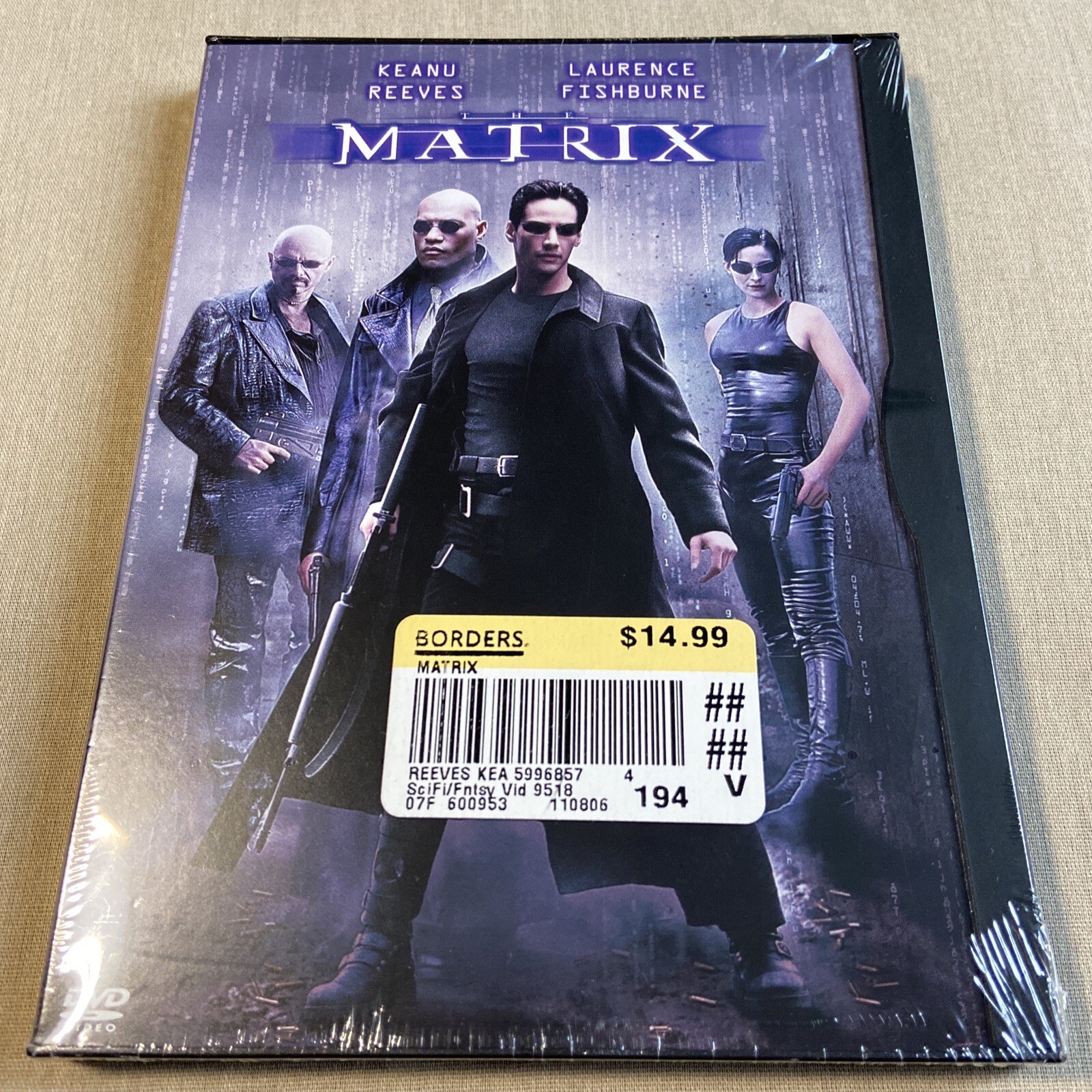 The Matrix (DVD 1999 Snap-Case NEW Factory Sealed) Keanu Reeves Cult ...