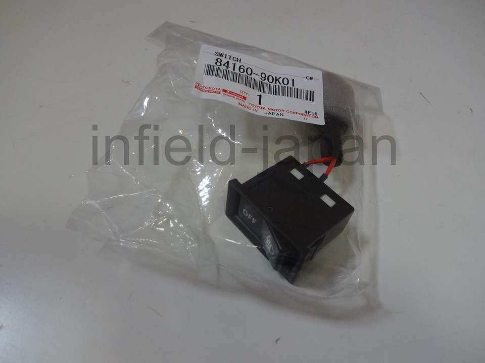 Genuine Toyota 84160-90K01 Front Fog Lamp Switch F/S | Black | Japan ...