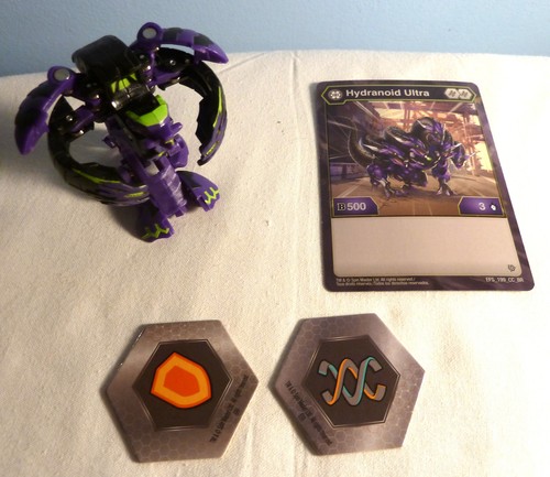 Bakugan Hydranoid Ultra Black Darkus Battle Planet B500 Character Card ...