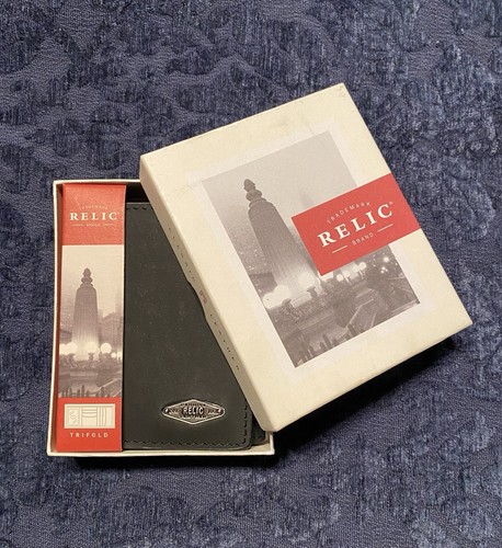 Relic Brand Genuine Leather Wallet New In Box | eBay