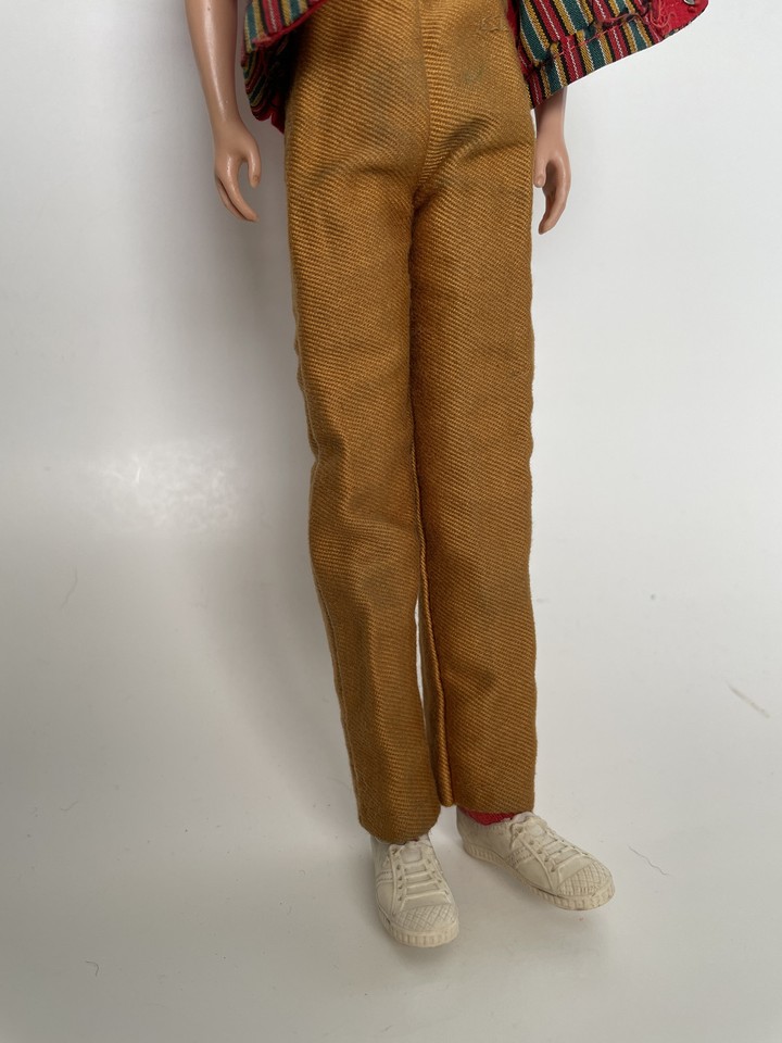VERY RARE - Vintage Barbie Flocked Ken doll wearing "Ken A Go Go" #1423 ...