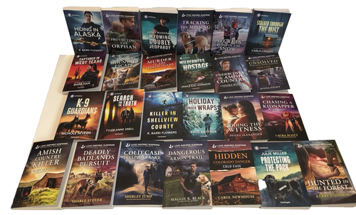 25 Harlequin Love Inspired Suspense Romance Paperback Novels BOOKS ...