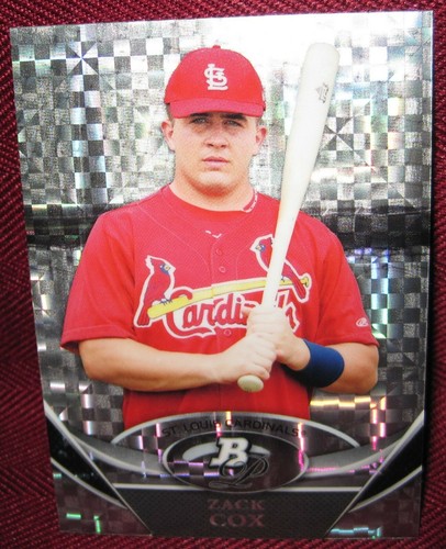 2011 BOWMAN PLATINUM PROSPECTS X-FRACTOR #BPP18 ZACK COX | eBay