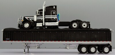 2025 DCP 1:64 *BLACK & WHITE* Peterbilt 379 63" Midroof w/WILSON GRAIN ...