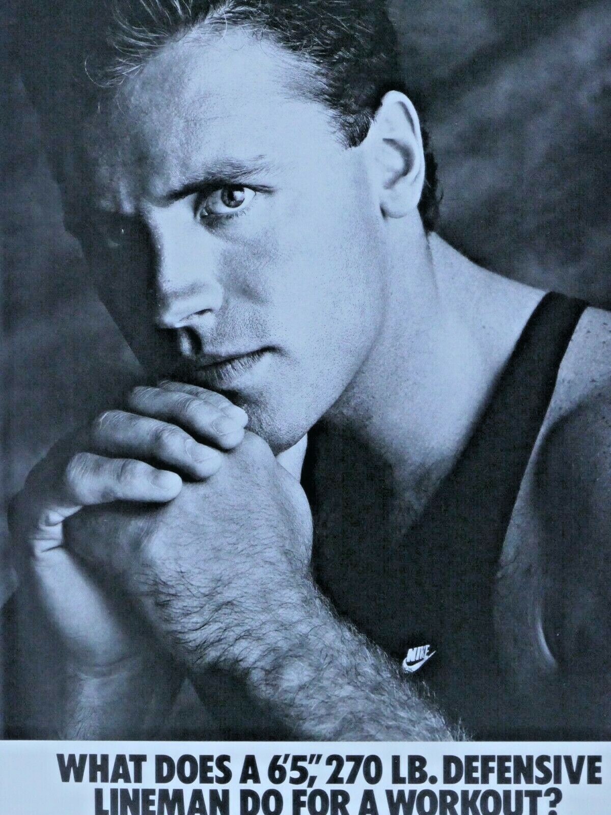 Howie Long Oakland Raiders Joanne Ernst Nike Vintage 1987 6 Pg Original ...