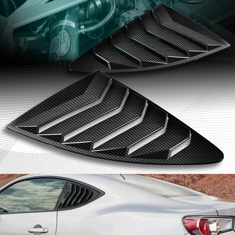 FIT 2013-2020 SCION FRS/SUBARU BRZ CARBON STYLE SIDE WINDOW LOUVERS ...