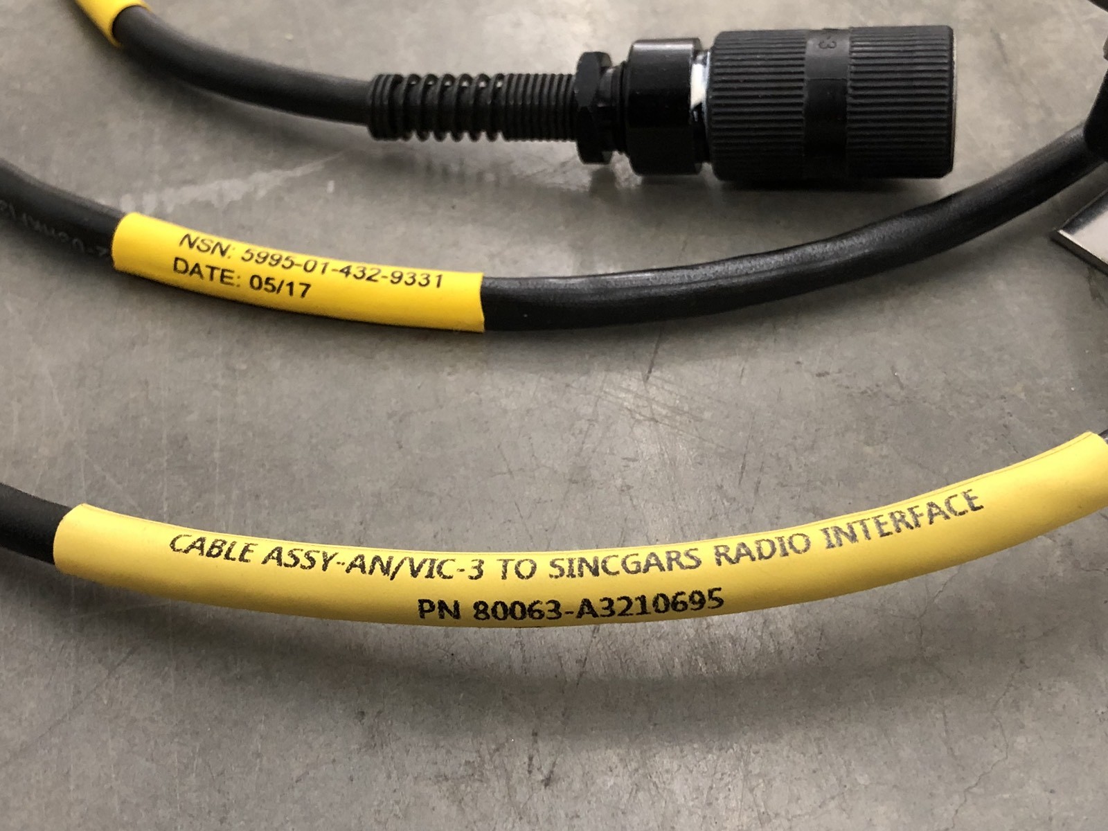 NEW NEXUS U-94A/U PTT SWITCH AN-VIC-3 TO SINCGARS RADIO INTERFACE CABLE ...