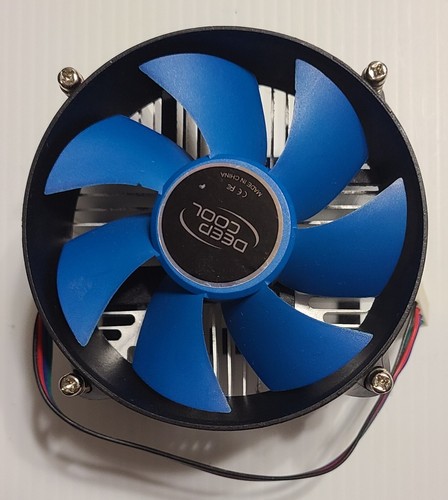 DEEPCOOL CPU Blue 4 Pin Fan & Heatsink Cooler For Intel 8th & 9th Gener ...