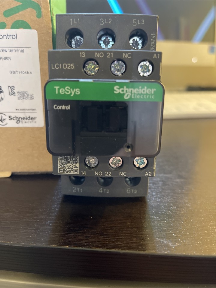 LC1D25G7. SCHNEIDER CONTACTOR 120V60HZ NEW LOOK | eBay