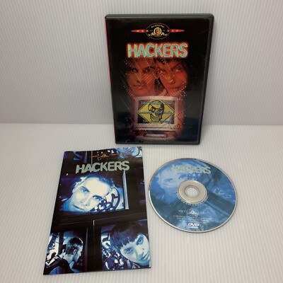 Hackers (DVD, 1995) w/ Booklet ~ Angelina Jolie, Jonny Lee Miller, L ...