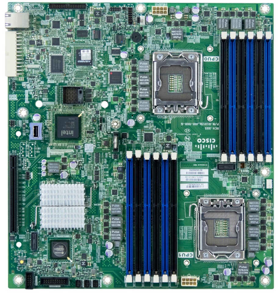 Cisco 01015LJ00-000-G 2x LGA1366 12x DDR3 PCIe Original Mainboard | eBay