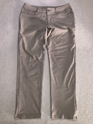 Lululemon Pants Mens 36 Toupe ABC Chino Performance Warpstreme Stretch ...