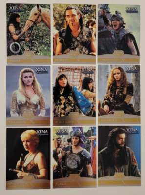 2001 XENA Seasons 4 & 5 Complete ALLIES FOIL Insert CHASE 9 CARD SET F1 ...