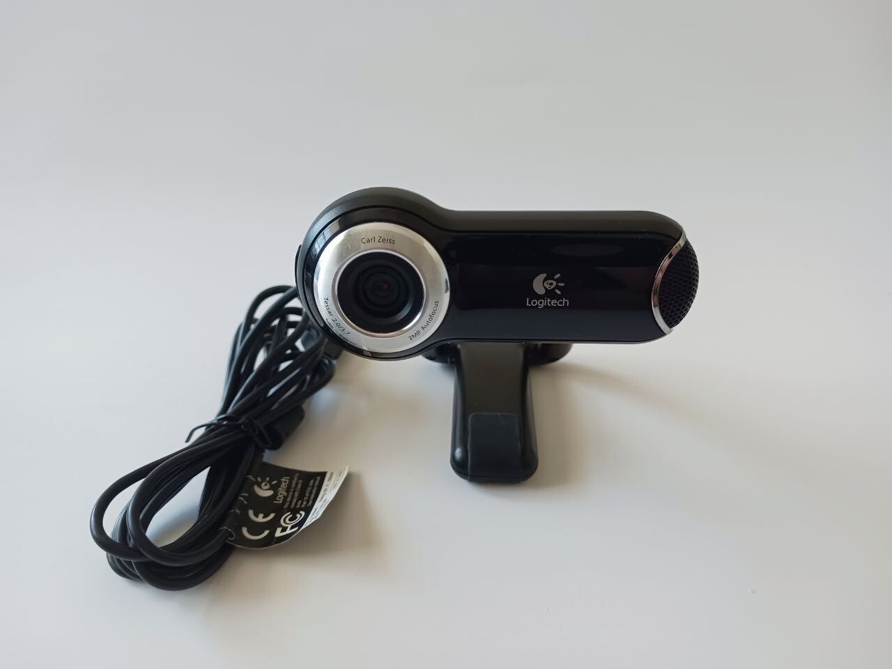 Logitech V-ubm46 USB Webcam Camera Carl Zeiss 2mp Autofocus for sale ...