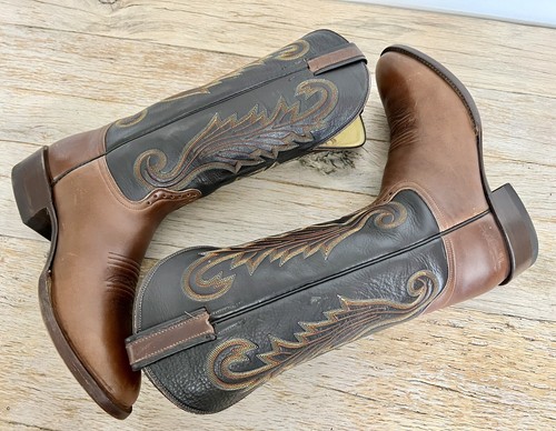 Men’s Luskey’s Ryon’s 9.5 D Brown (Olathe) Cowboy Boots 14” Tall ...