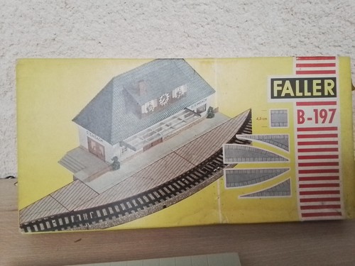 FALLER HO. REF B-197. MAQUETTE DECOR DIORAMA. QUAI. EN BOITE | eBay