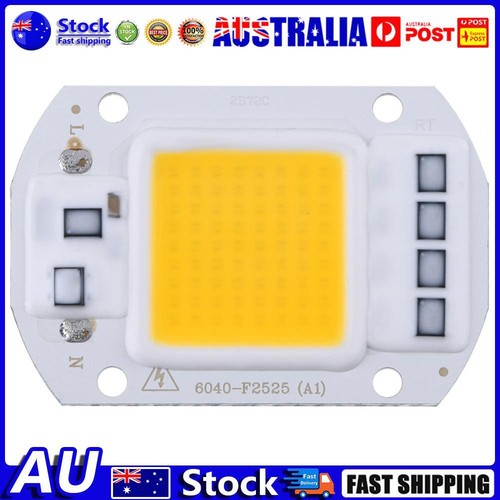 AU 3Pcs High Power 50W AC 220V COB LED Lamp Chip for Spotlight ...