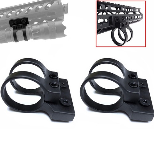 Flashlight Torch Keymod Mount 1" 25.4mm Ring Mount Quad Rail Mount ...