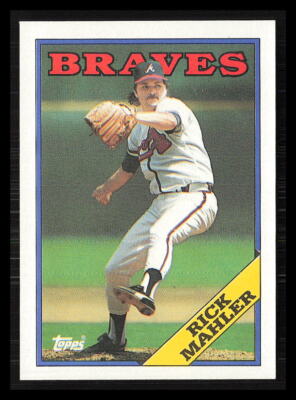 Rick Mahler 1988 Topps #706 Atlanta Braves | eBay