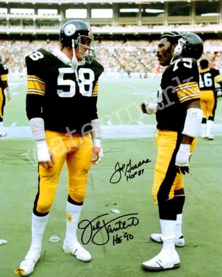 RP Jack Lambert & Mean Joe Greene Autographed 8x10 Signed REPRINT | eBay