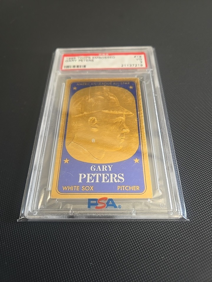 1965 Topps Embossed Baseball #018 Gary Peters | eBay