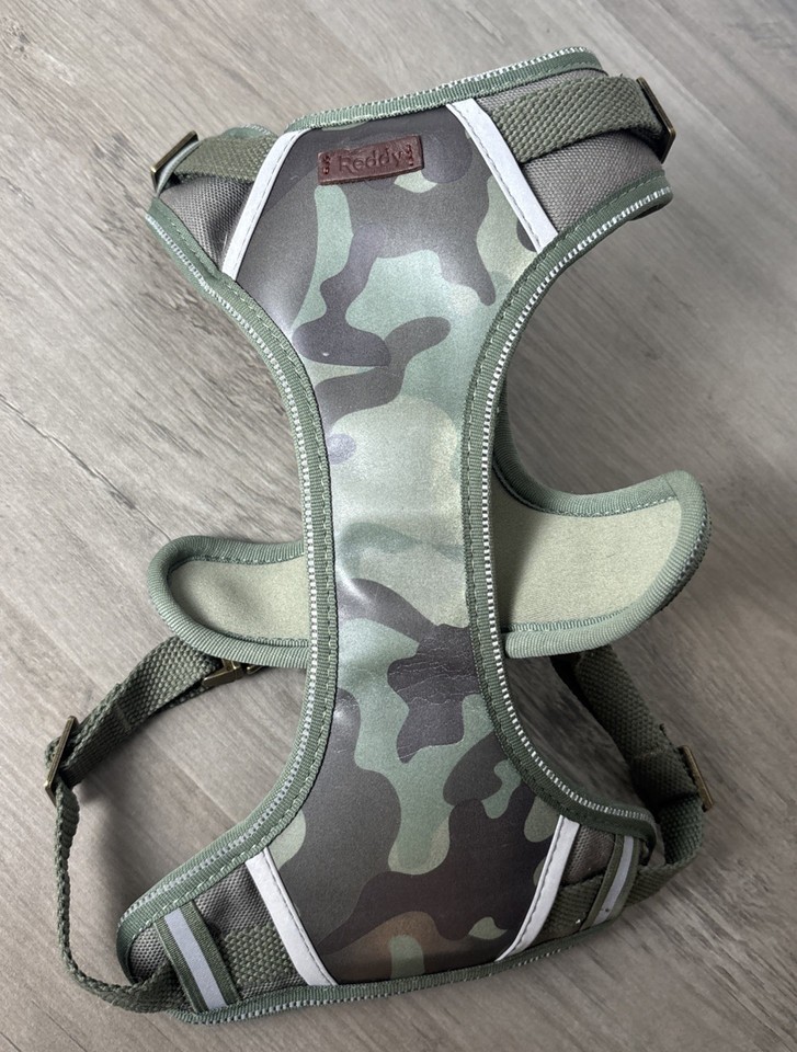 Reddy Reflective Camouflage Dog Harness Leash With Handle Medium ...