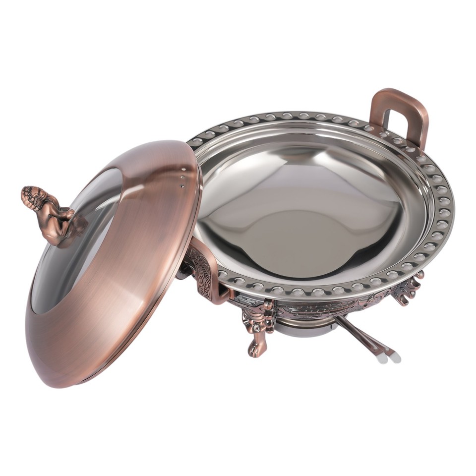 4 PCS Chafing Dish 0.25Gal Stainless Steel Catering Food Warmer Meal ...
