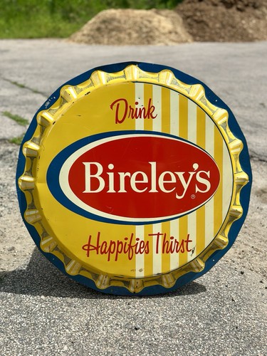Bireleys Soda Bottle Cap Sign Rare 29” | eBay
