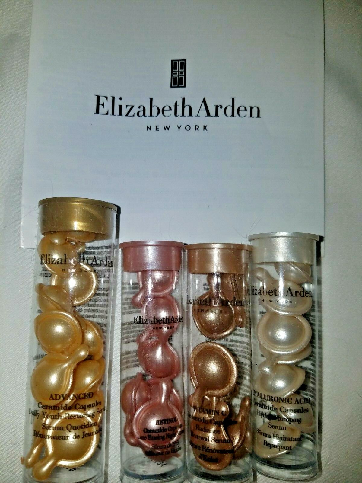 Elizabeth Arden Capsule Set - Vitamin C, Daily Youth, Hyaluronic Acid ...