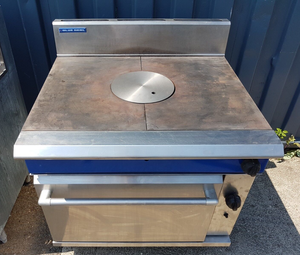 BLUE SEAL SOLID TOP BULLSEYE PROPANE GAS OVEN RANGE G570 LPG | eBay UK