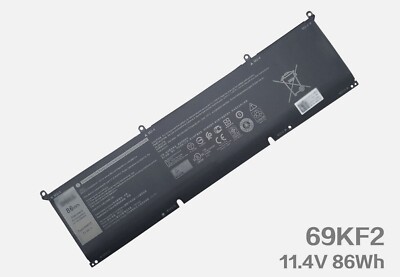Genuine 86Wh 69KF2 Battery for Dell Alienware m15 R3 P87F002 m15 R4 ...