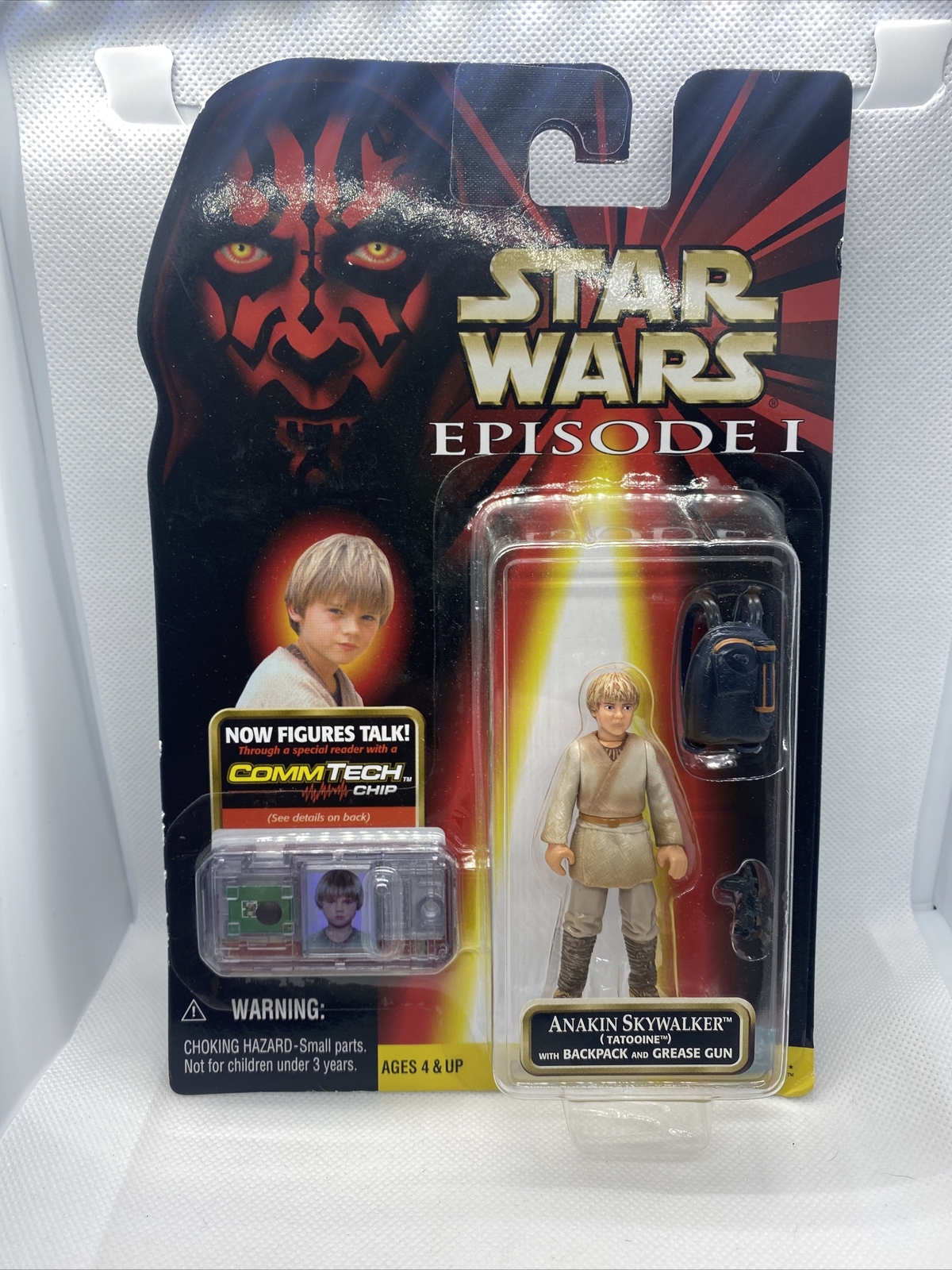 Star Wars Episode 1 Anakin Skywalker Action Figure Hasbro 1998 NEW ...