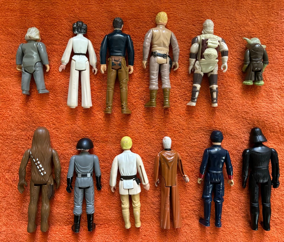 STAR WARS Kenner 1977 Mini Action Figure Collectors Case + 20 Figures ...