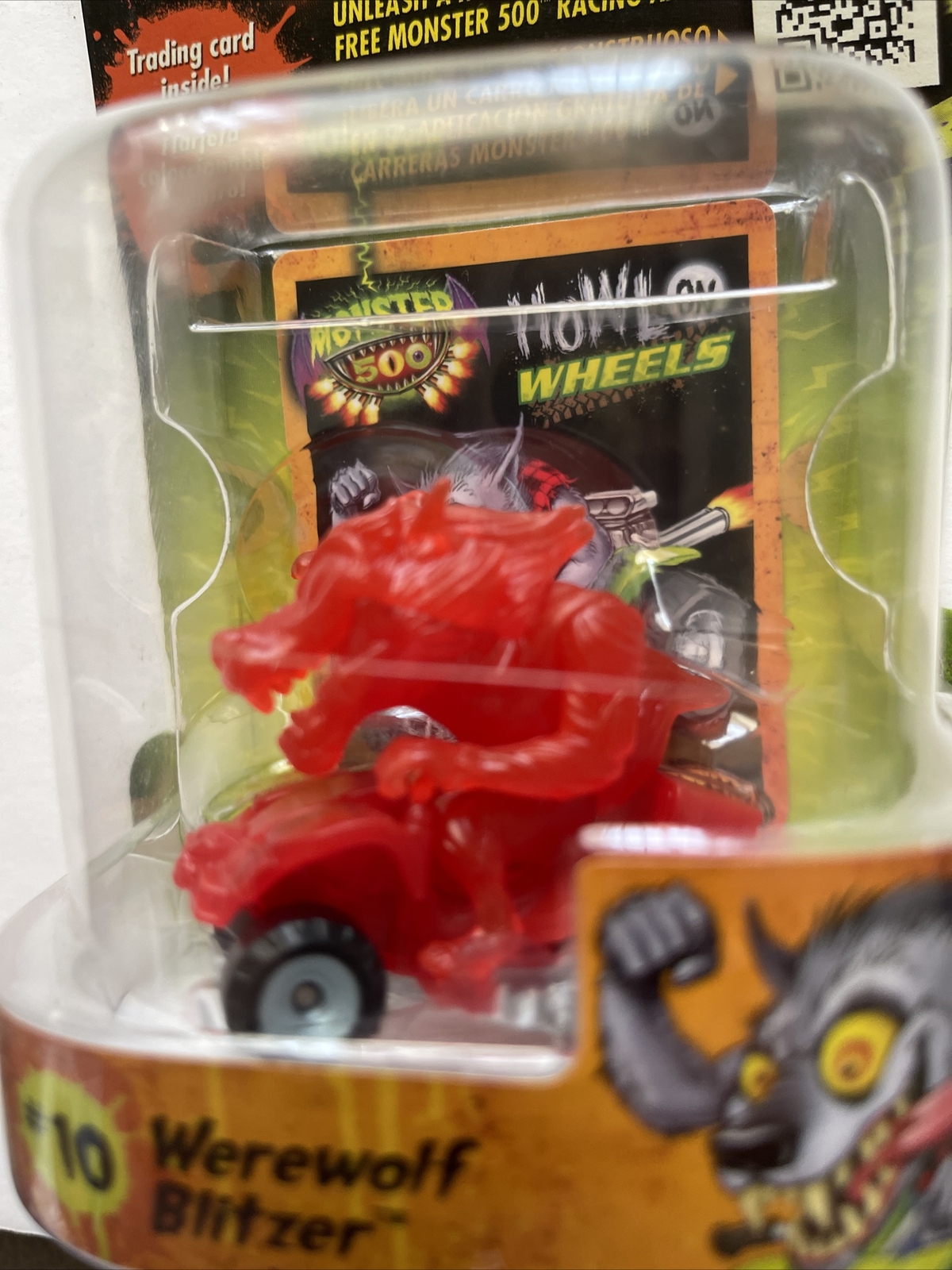 Monster 500 CHASE #10 WEREWOLF BLITZER”Animal Asylum-UNOPENED*VERY RARE ...