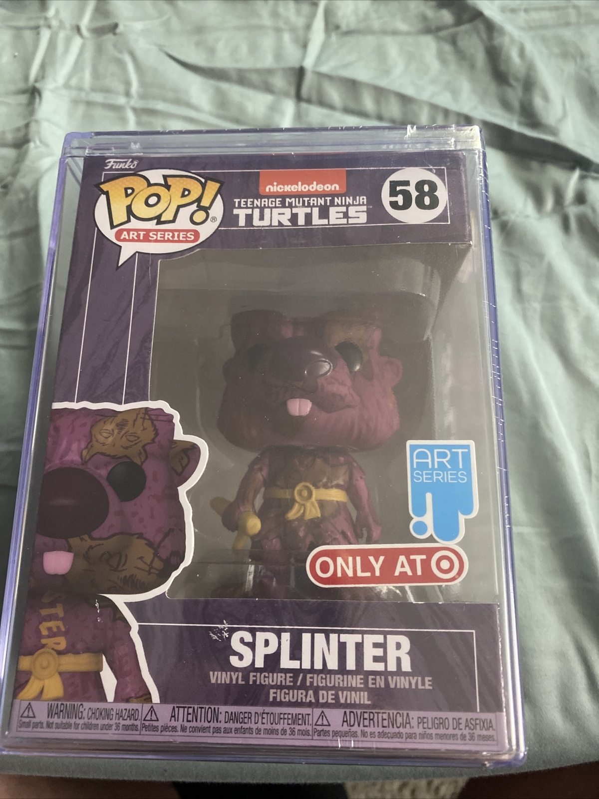 Funko Pop! Art Series Teenage Mutant Ninja Turtles Splinter #58 Target ...