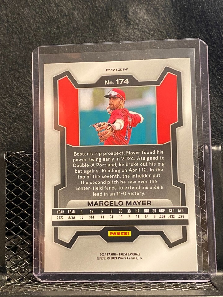 Marcelo Mayer 2024 Prizm Ruby Wave Prizm - Red Sox | eBay