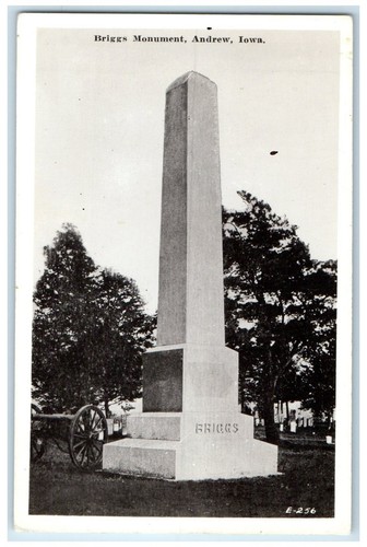 c1940's Briggs Monument Trees Scene Andrew Iowa IA Unposted Vintage ...