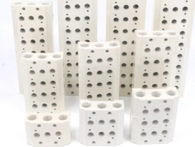 1pcs AIRTAC 5V/ 4V110 Solenoid Valve Confluence Plate Base 100M-1F--15F ...