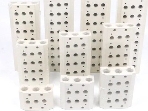 1pcs AIRTAC 5V/ 4V110 Solenoid Valve Confluence Plate Base 100M-1F--15F ...